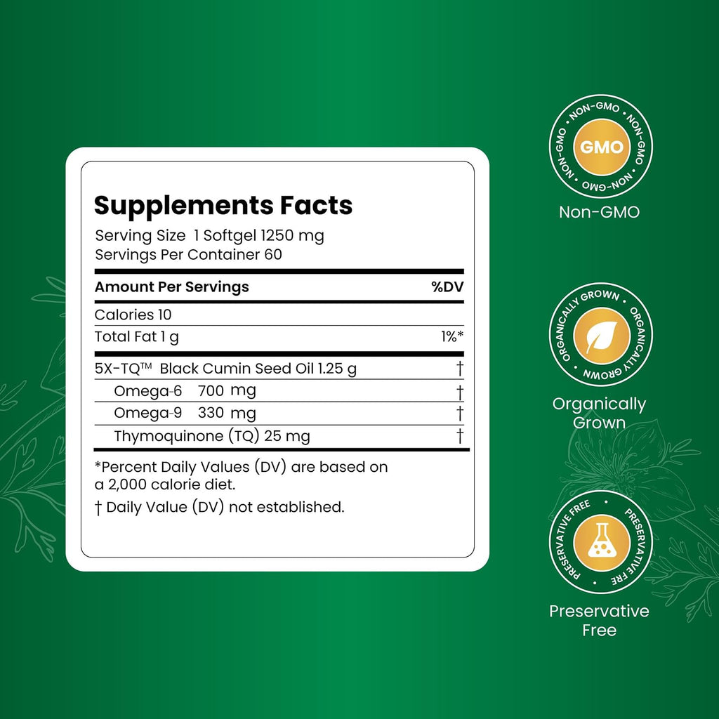 pure black seed oil softgels