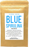 pure blue spirulina powder
