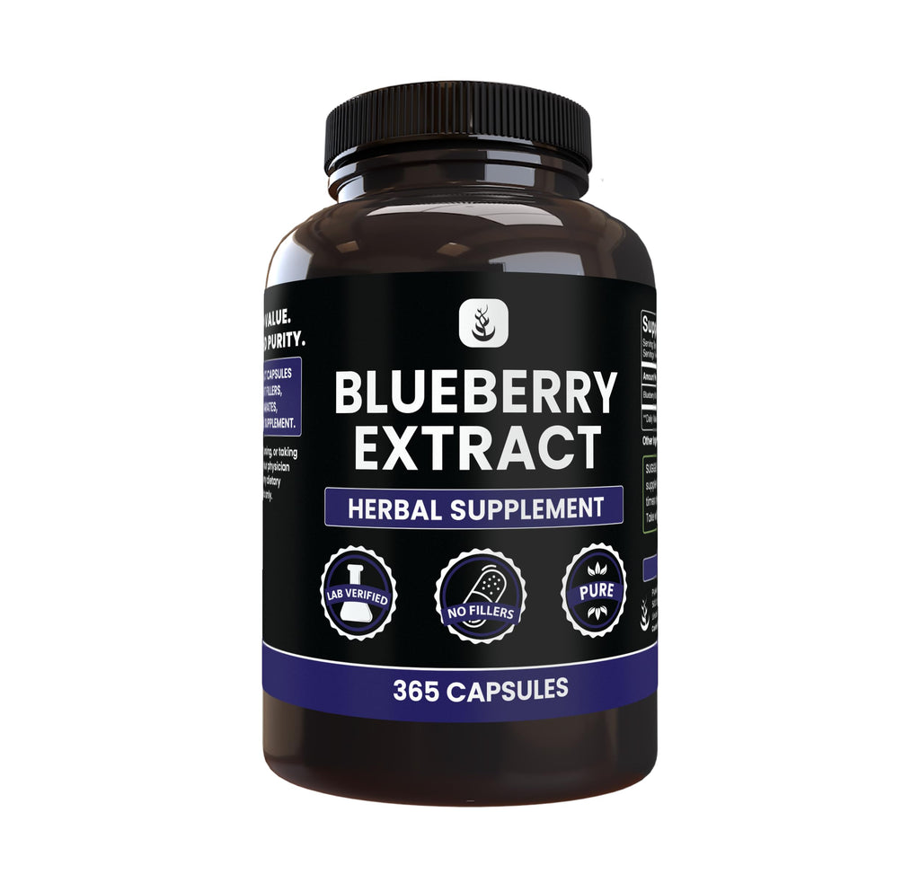 pure blueberry extract capsules