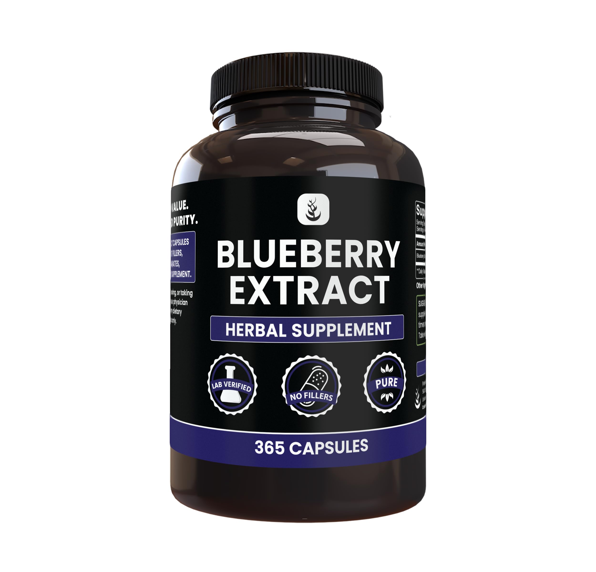 pure blueberry extract capsules