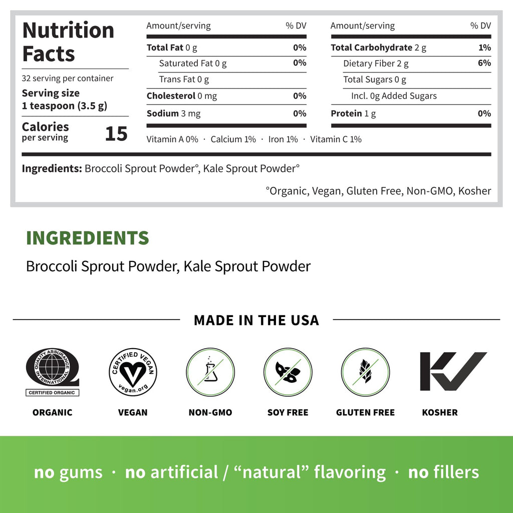 pure broccoli kale superfood