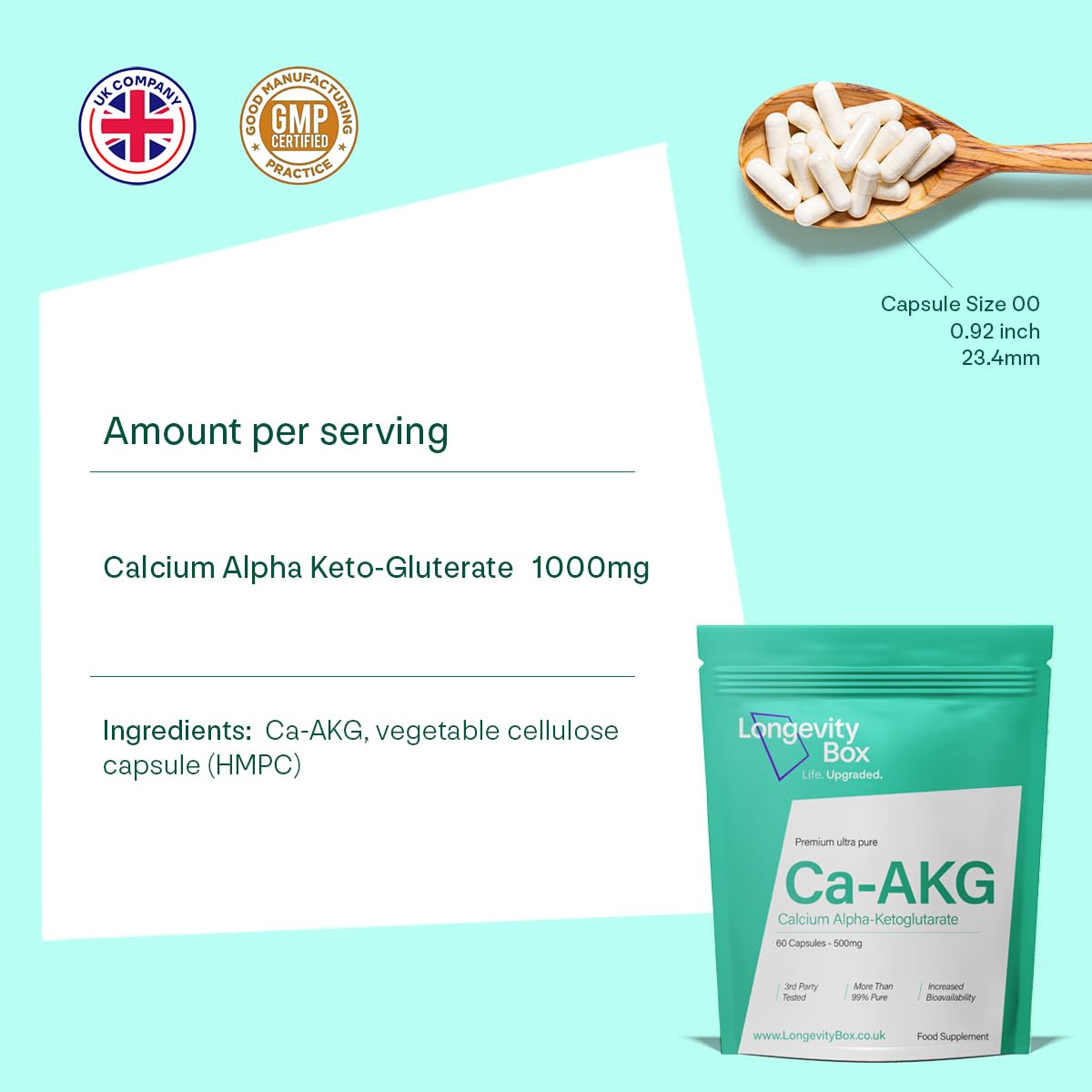 Pure Ca-AKG for better vitality