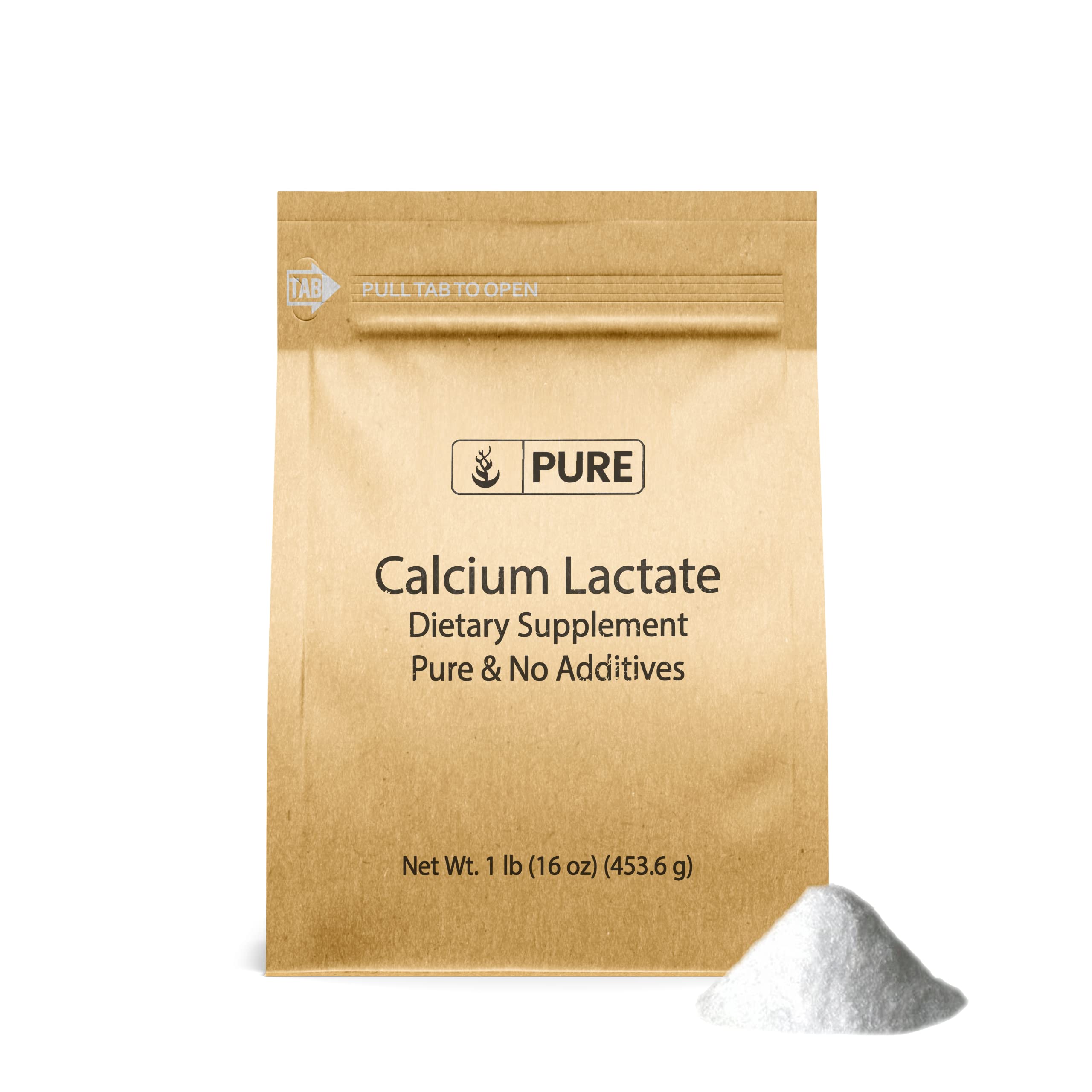 pure calcium lactate supplement