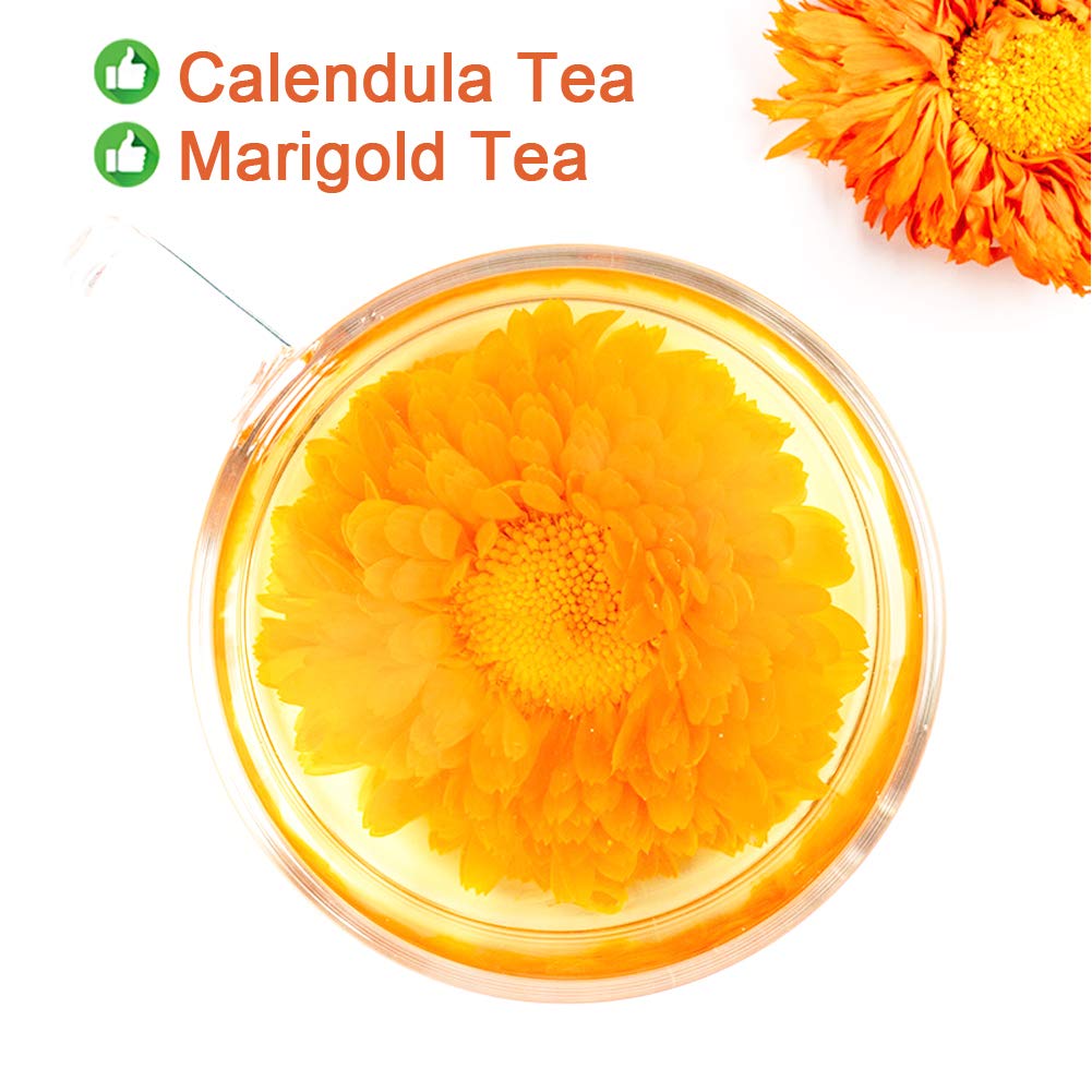 pure calendula tea for skin health