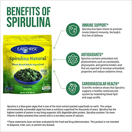 Pure Californian spirulina for wellness