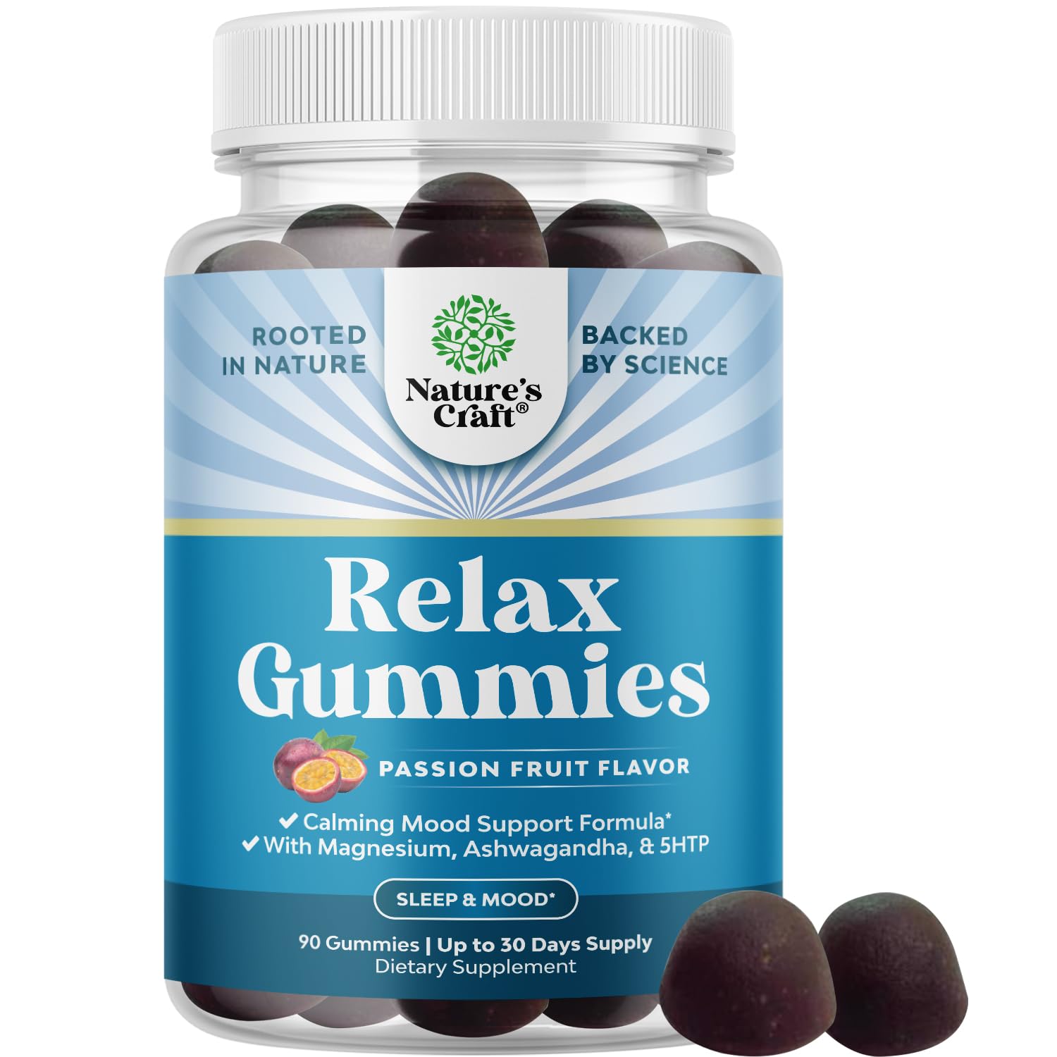 Pure Calm magnesium citrate gummies