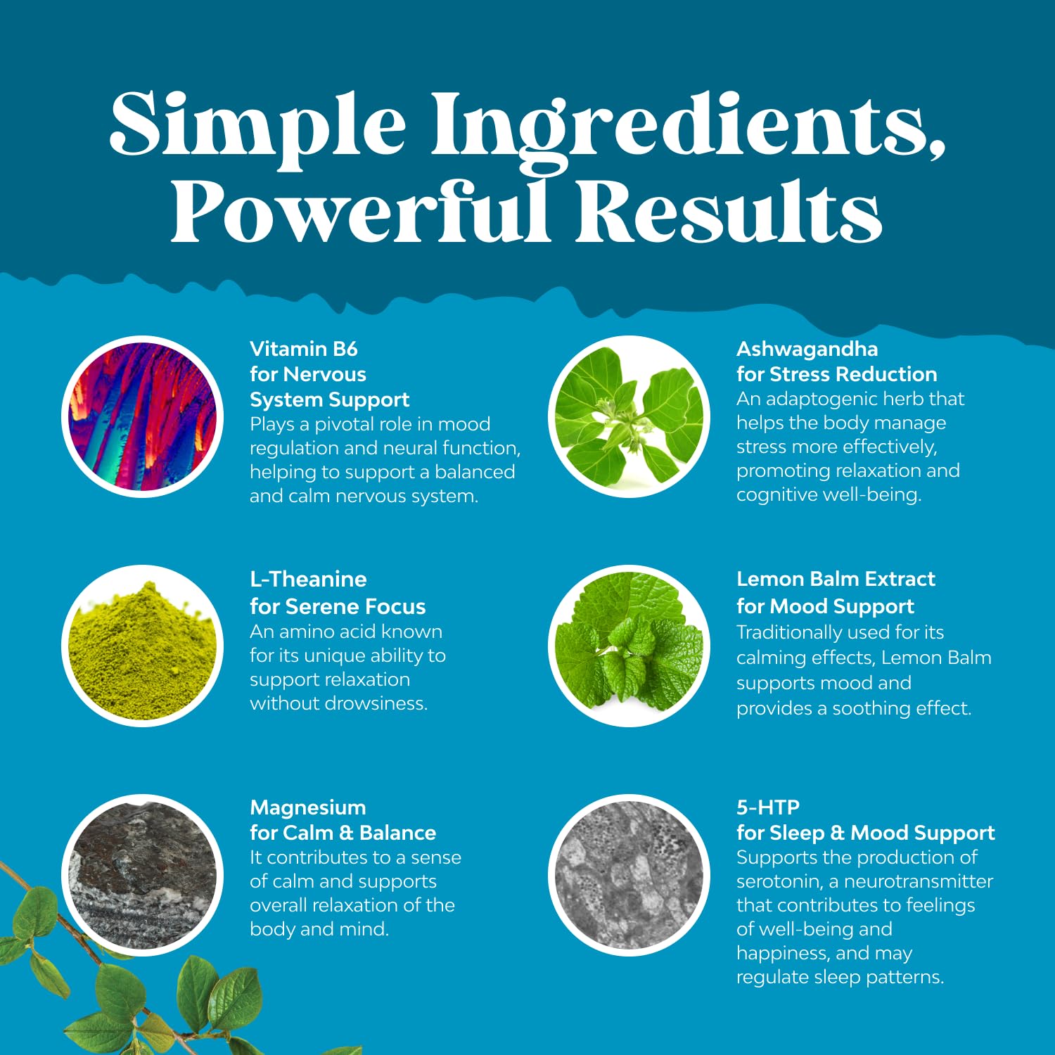 Pure Calm magnesium for stress relief