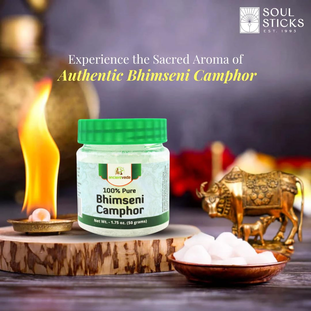 pure camphor for enhancing focus