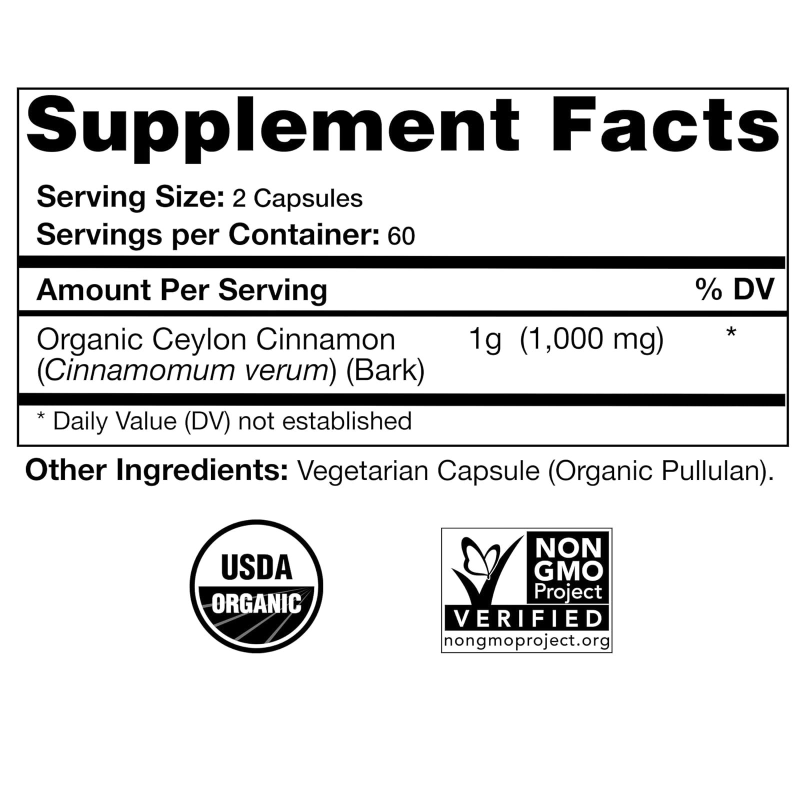 pure ceylon cinnamon capsules for wellness