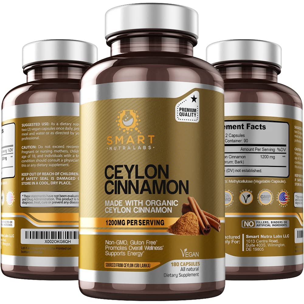 pure ceylon cinnamon supplement capsules