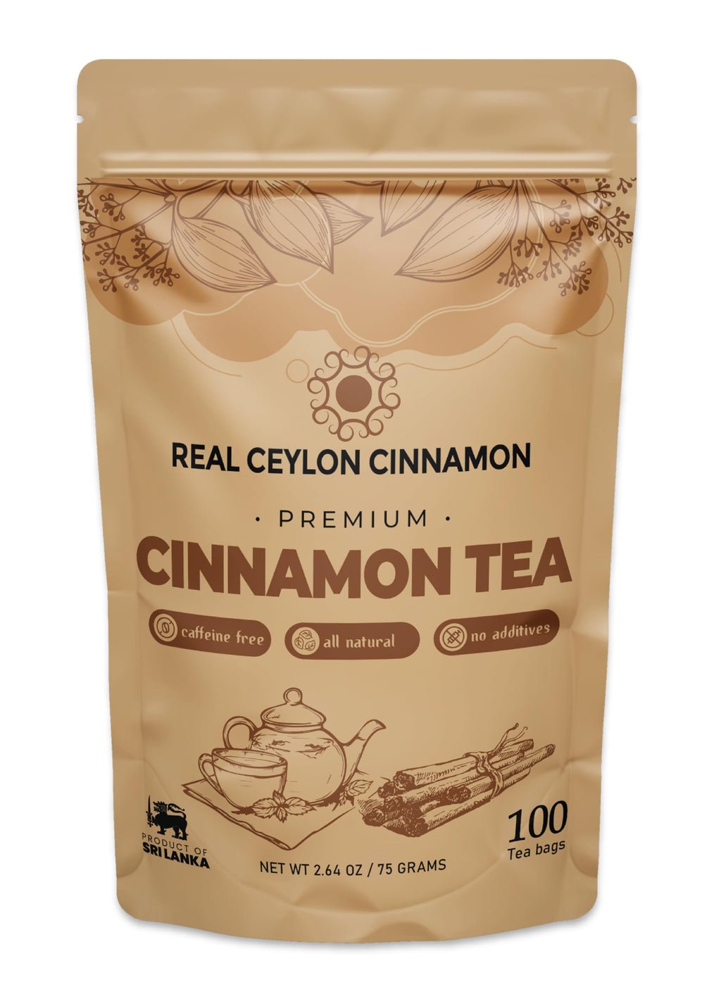 pure Ceylon cinnamon tea bags