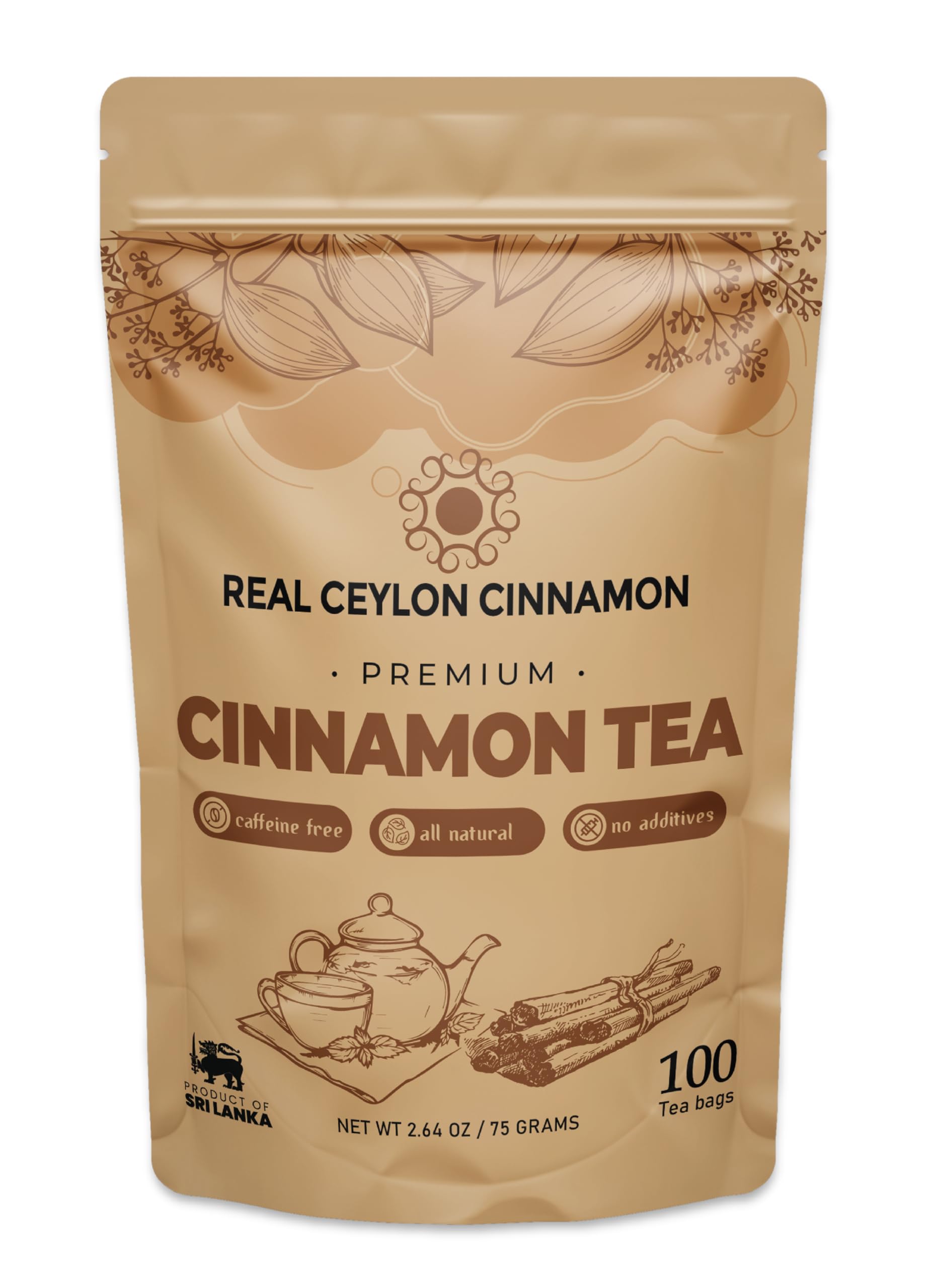 pure Ceylon cinnamon tea bags