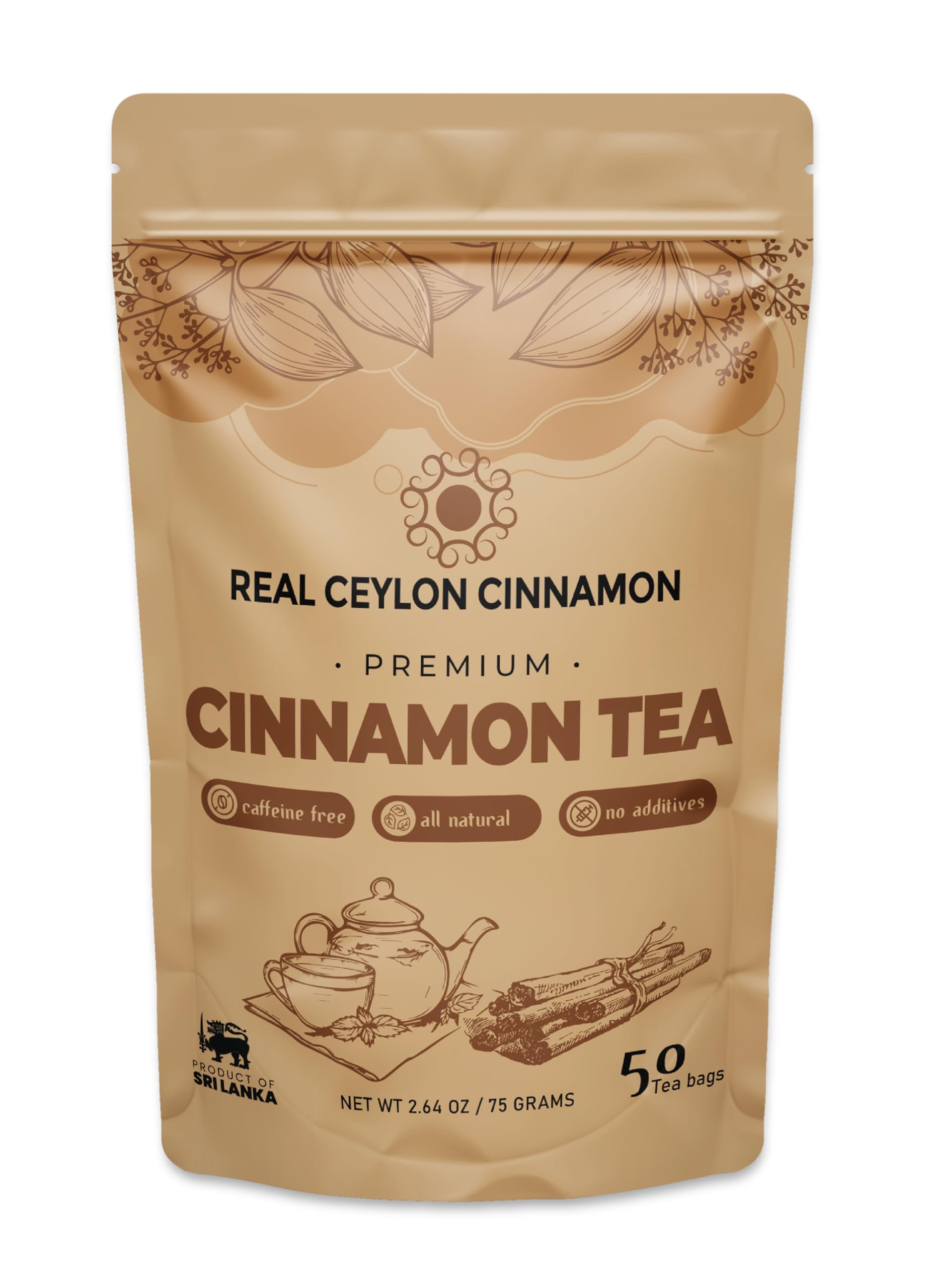 pure Ceylon cinnamon tea bags