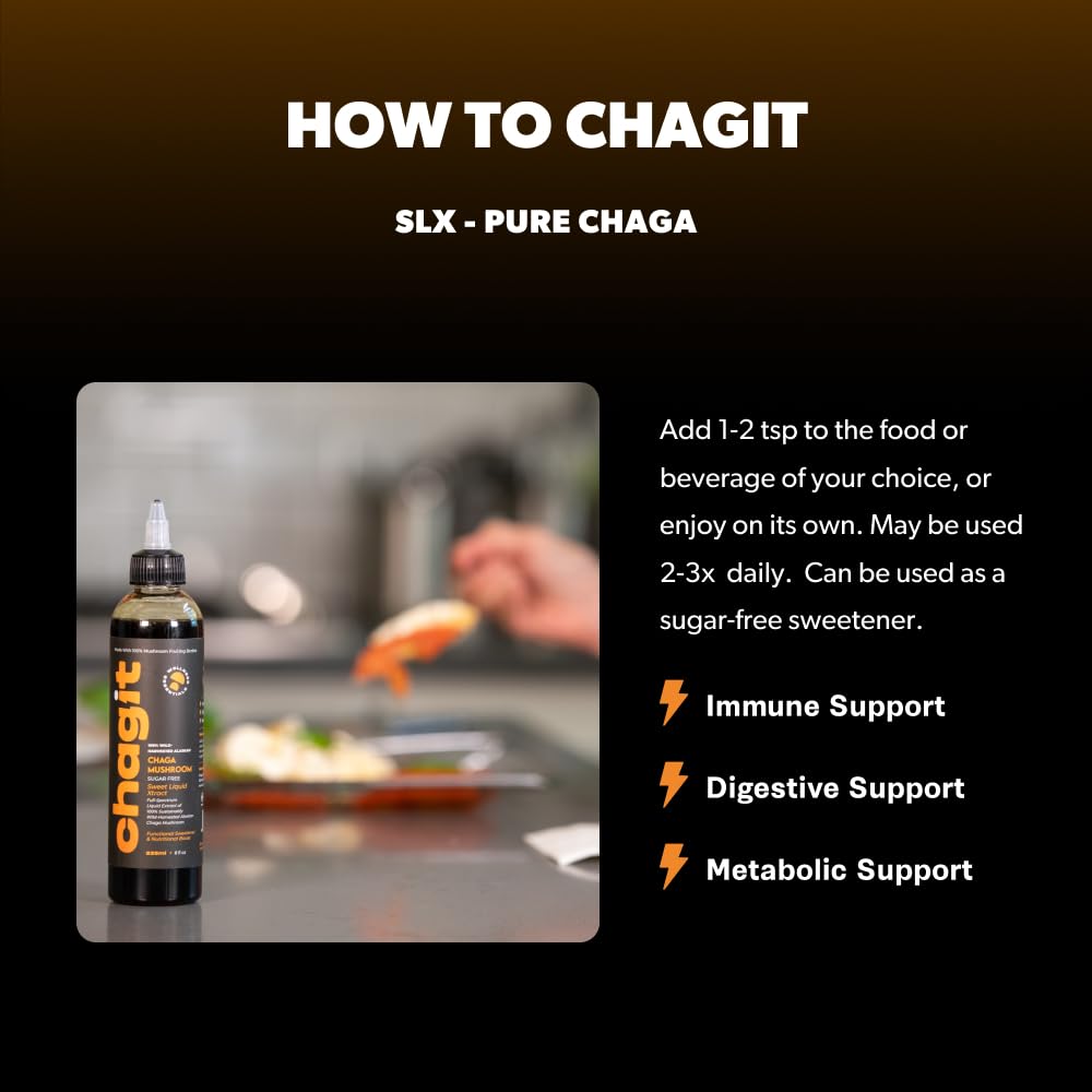 Pure chaga extract for holistic health