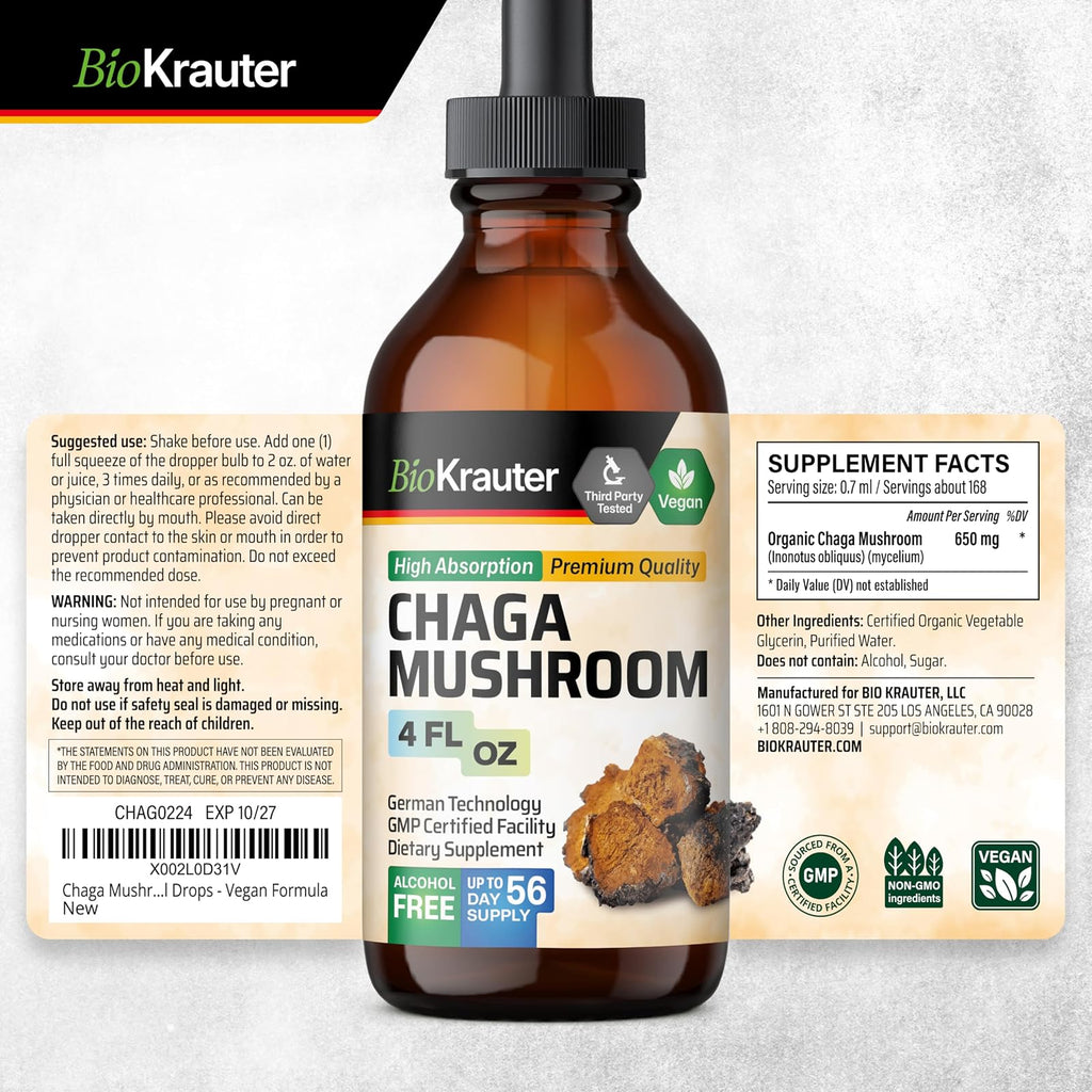pure chaga extract for vitality
