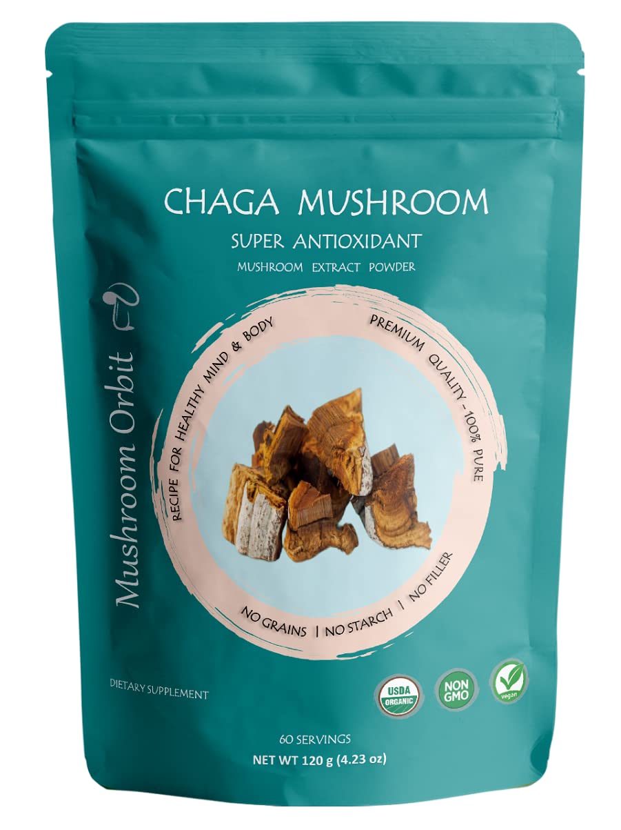 pure chaga mushroom extract powder