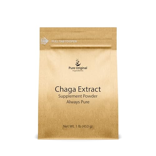 pure chaga mushroom extract powder
