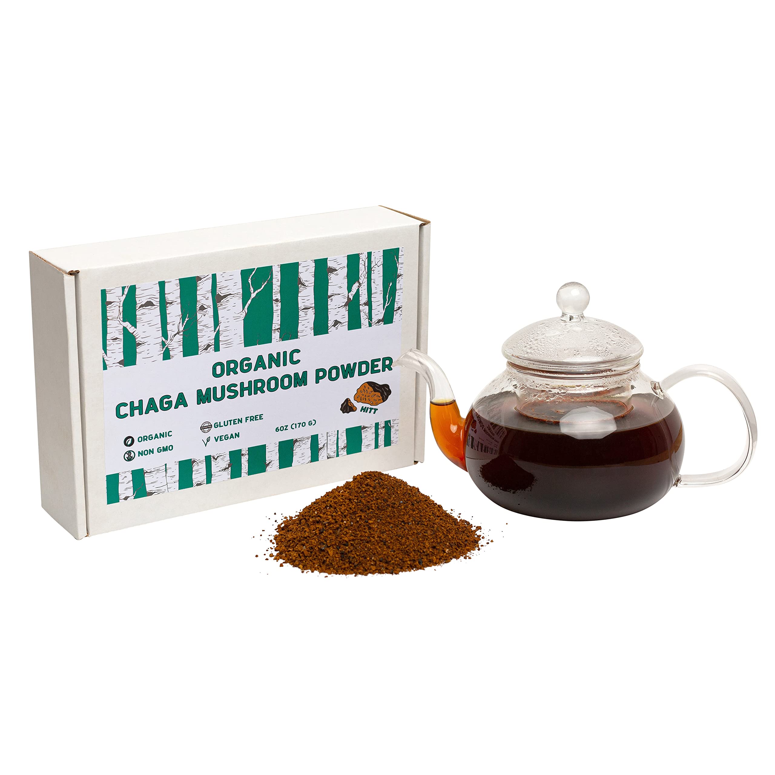 pure chaga mushroom powder for smoothies