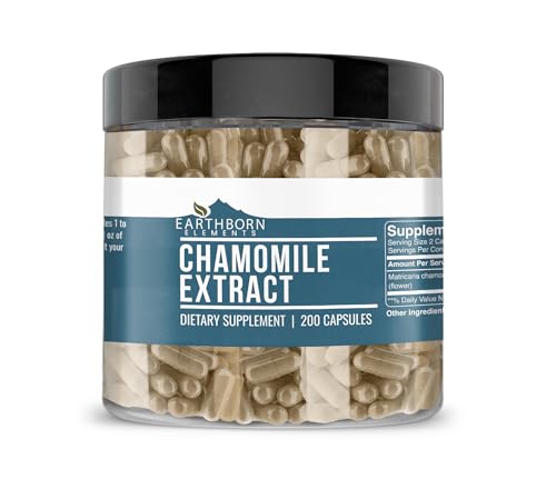 pure chamomile capsules for relaxation