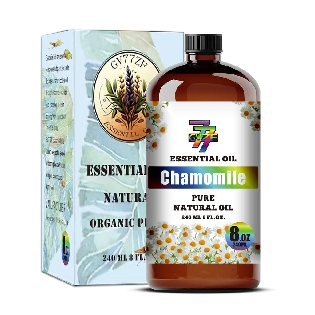 pure chamomile essential oil for relaxation
