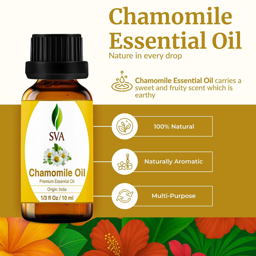 pure chamomile oil for relaxation
