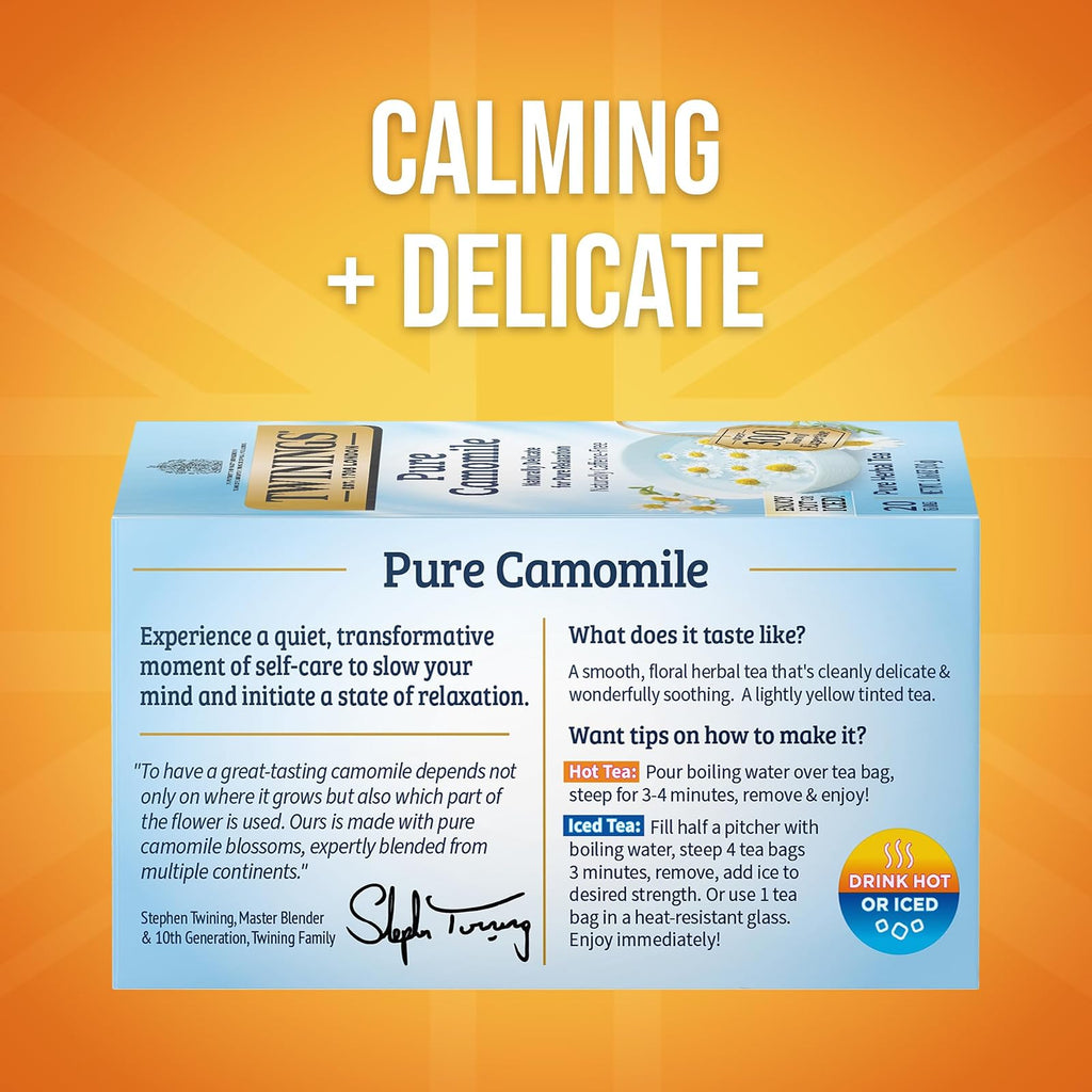 pure chamomile tea bags 20 count