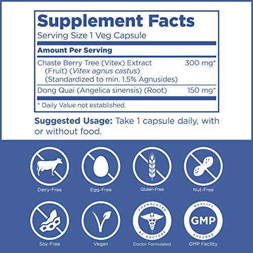 pure chaste tree berry capsules