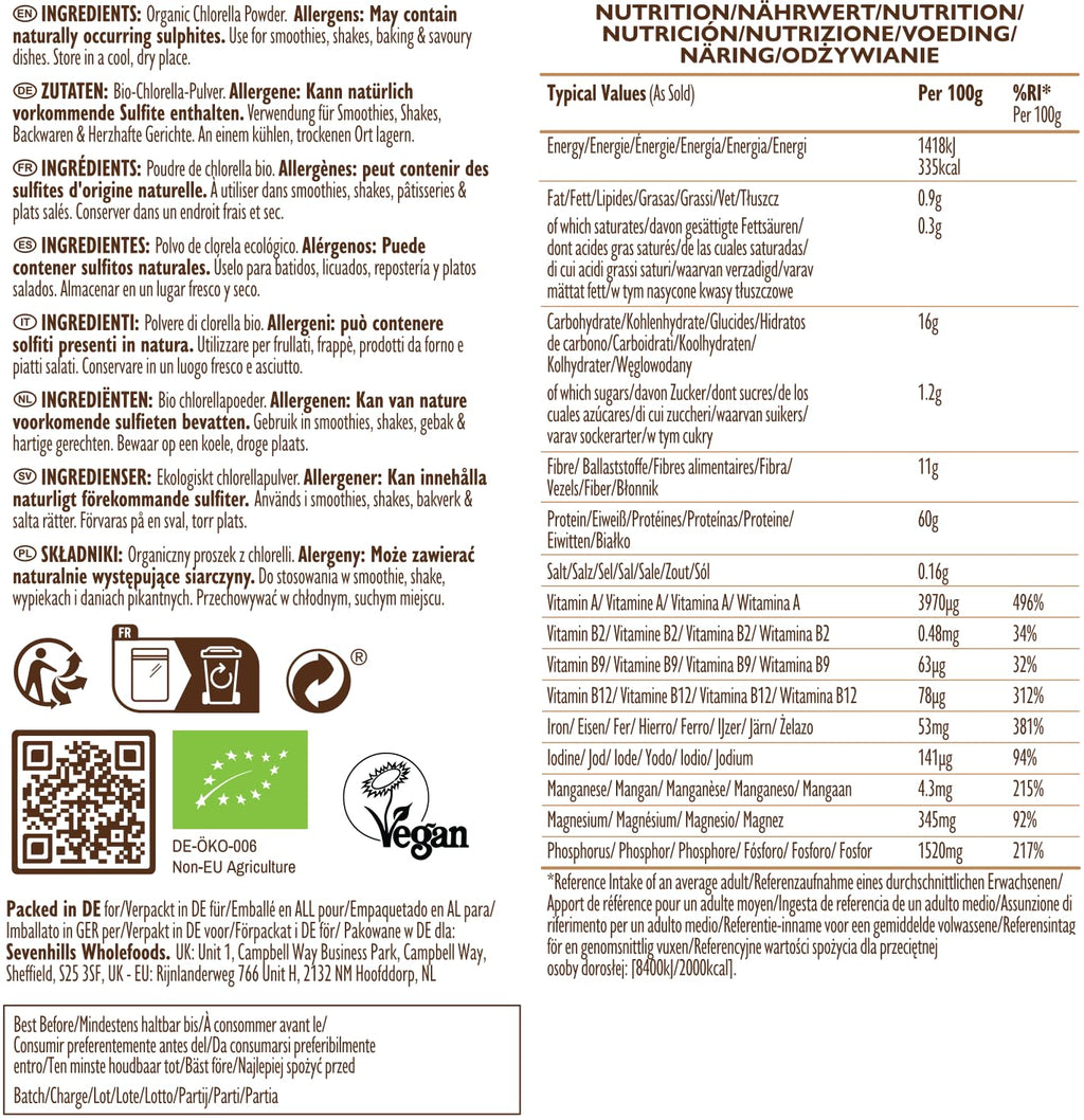 pure chlorella for daily nutrition