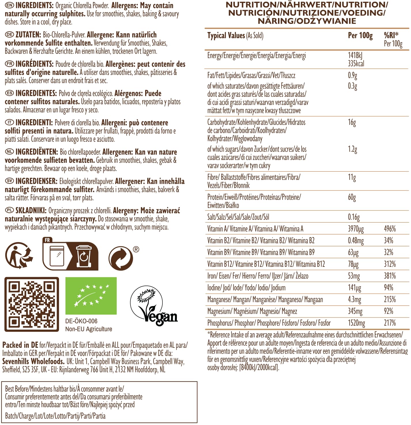 pure chlorella for daily nutrition