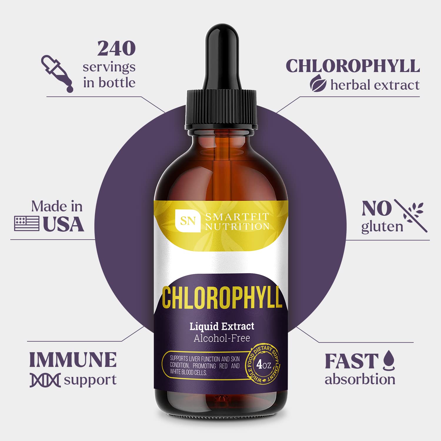pure chlorophyll for detoxification