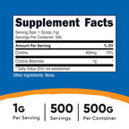 pure choline bitartrate for brain health