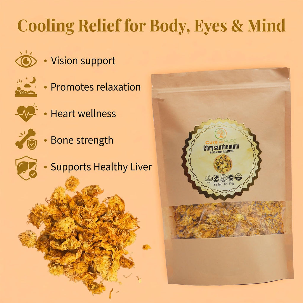 Pure chrysanthemum tea for relaxation
