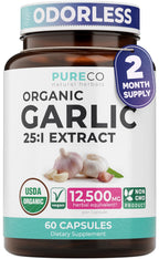 PURE CO garlic capsules for health
