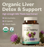 PURE CO milk thistle capsules 300 mg