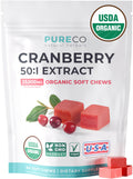PURE CO organic cranberry chews