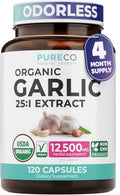 PURE CO Organic Garlic capsules