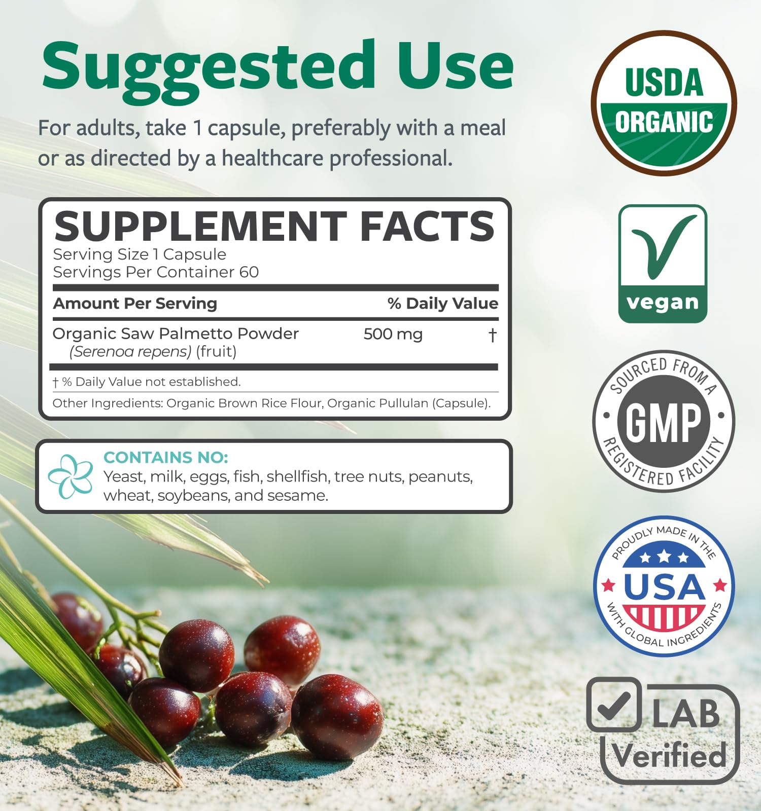 PURE CO organic herbal supplement