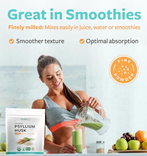 PURE CO psyllium husk for regularity