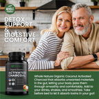 pure coconut charcoal for digestion
