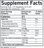 Pure cod liver oil for wellness