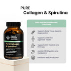 Pure collagen and spirulina blend