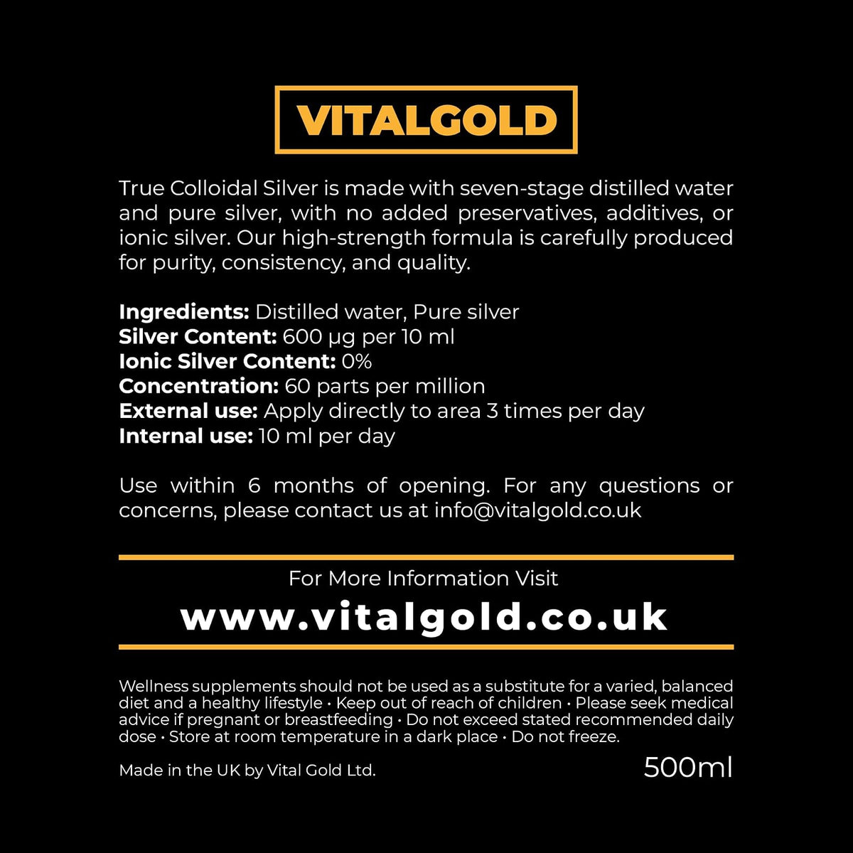 pure colloidal silver for daily use