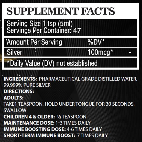 pure colloidal silver for holistic care