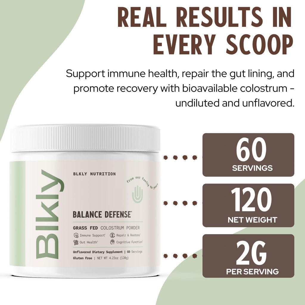 Pure colostrum powder for digestive wellness