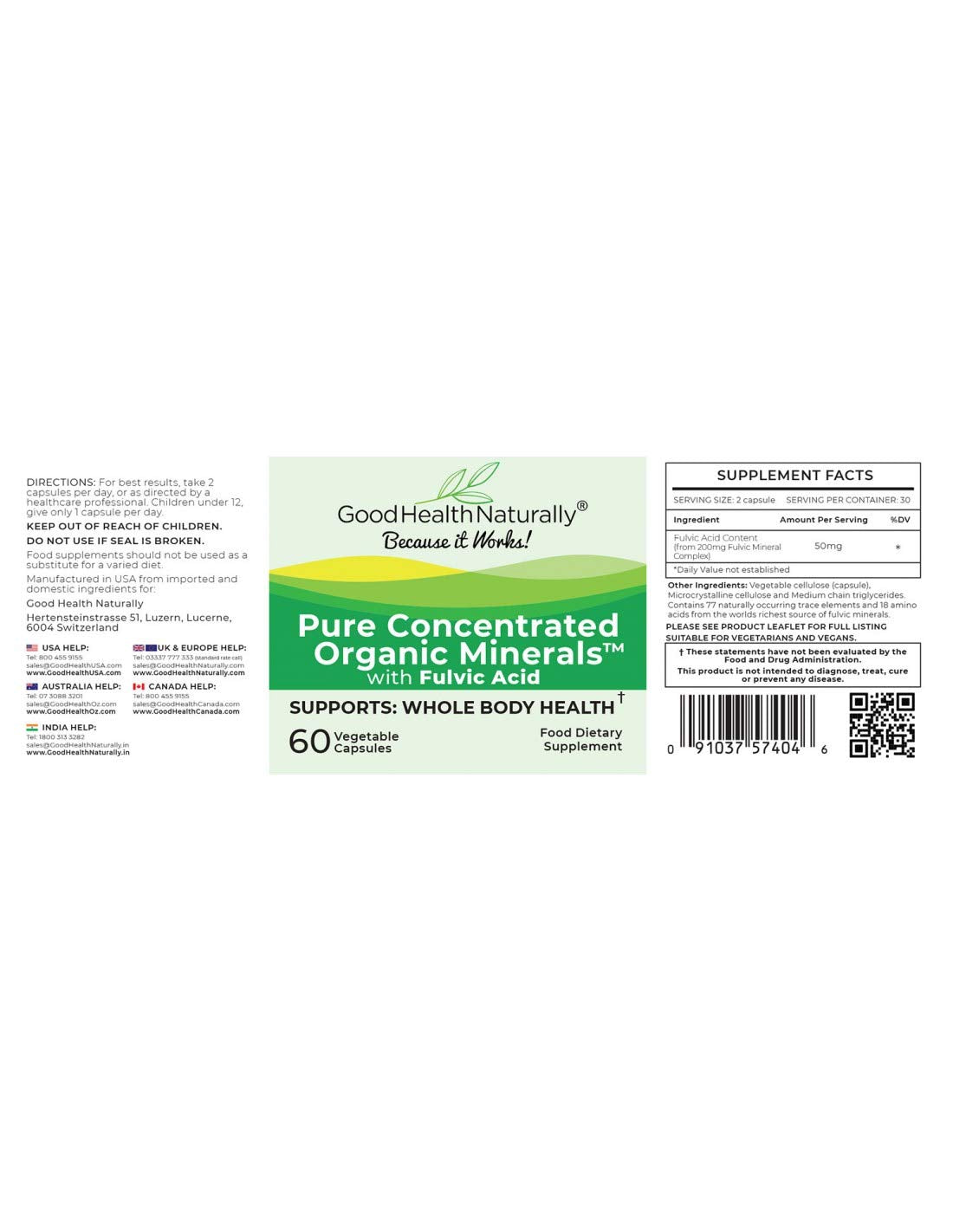 pure concentrated trace minerals
