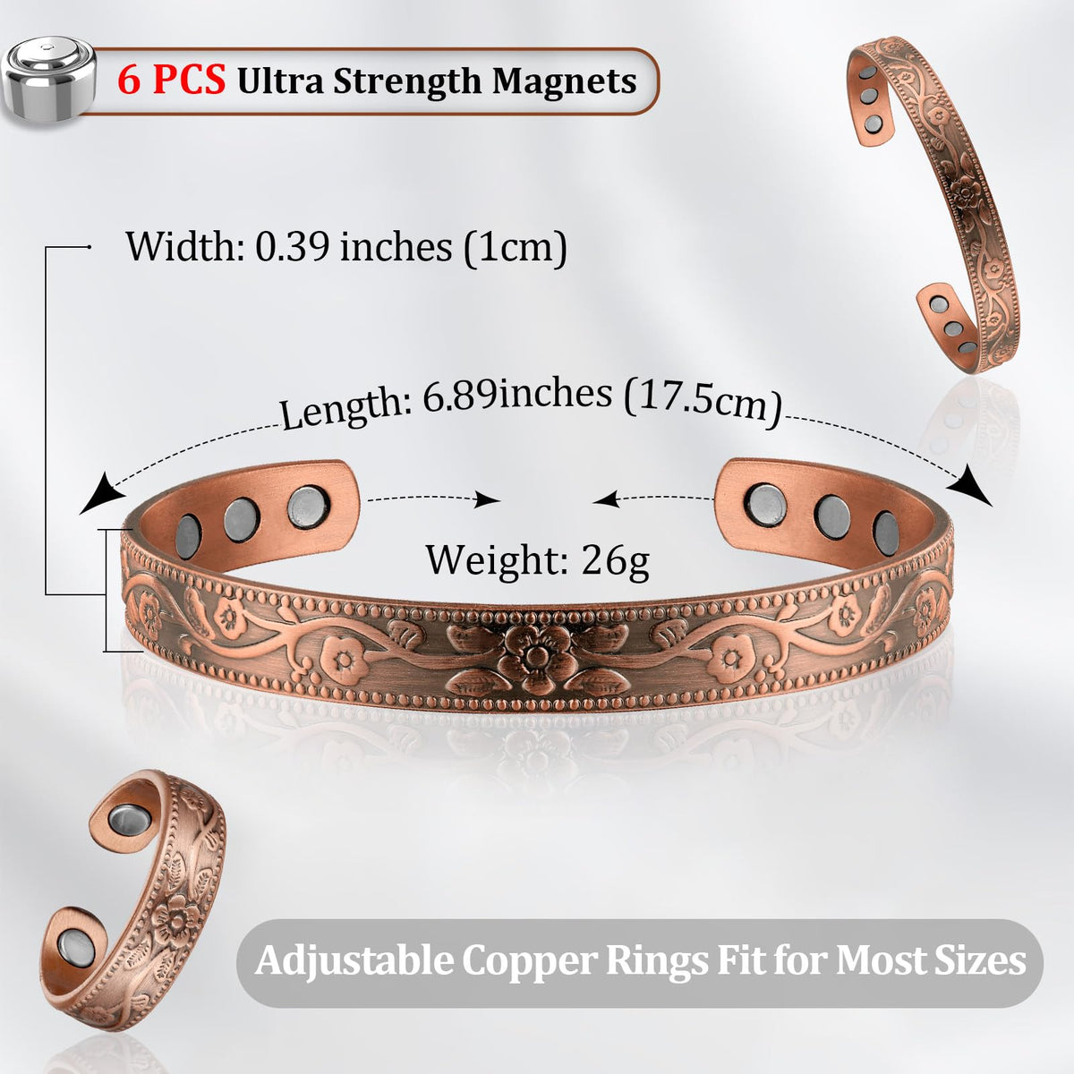 pure copper jewelry for wellness