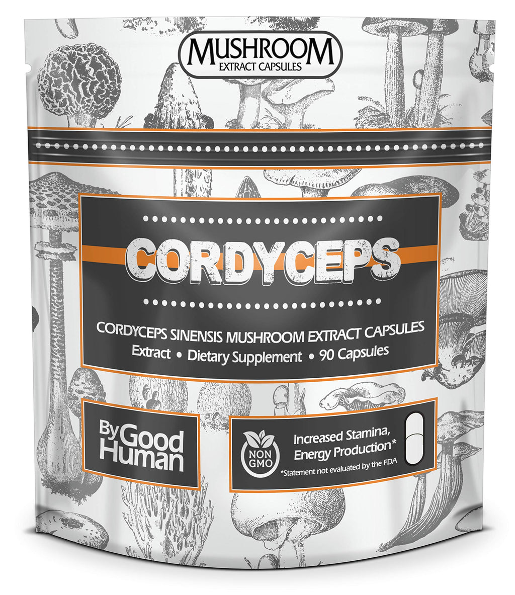 pure cordyceps mushroom capsules for energy