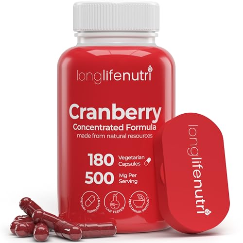 Pure cranberry capsules for wellness
