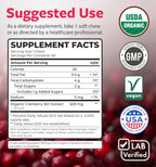pure cranberry chews for vitality