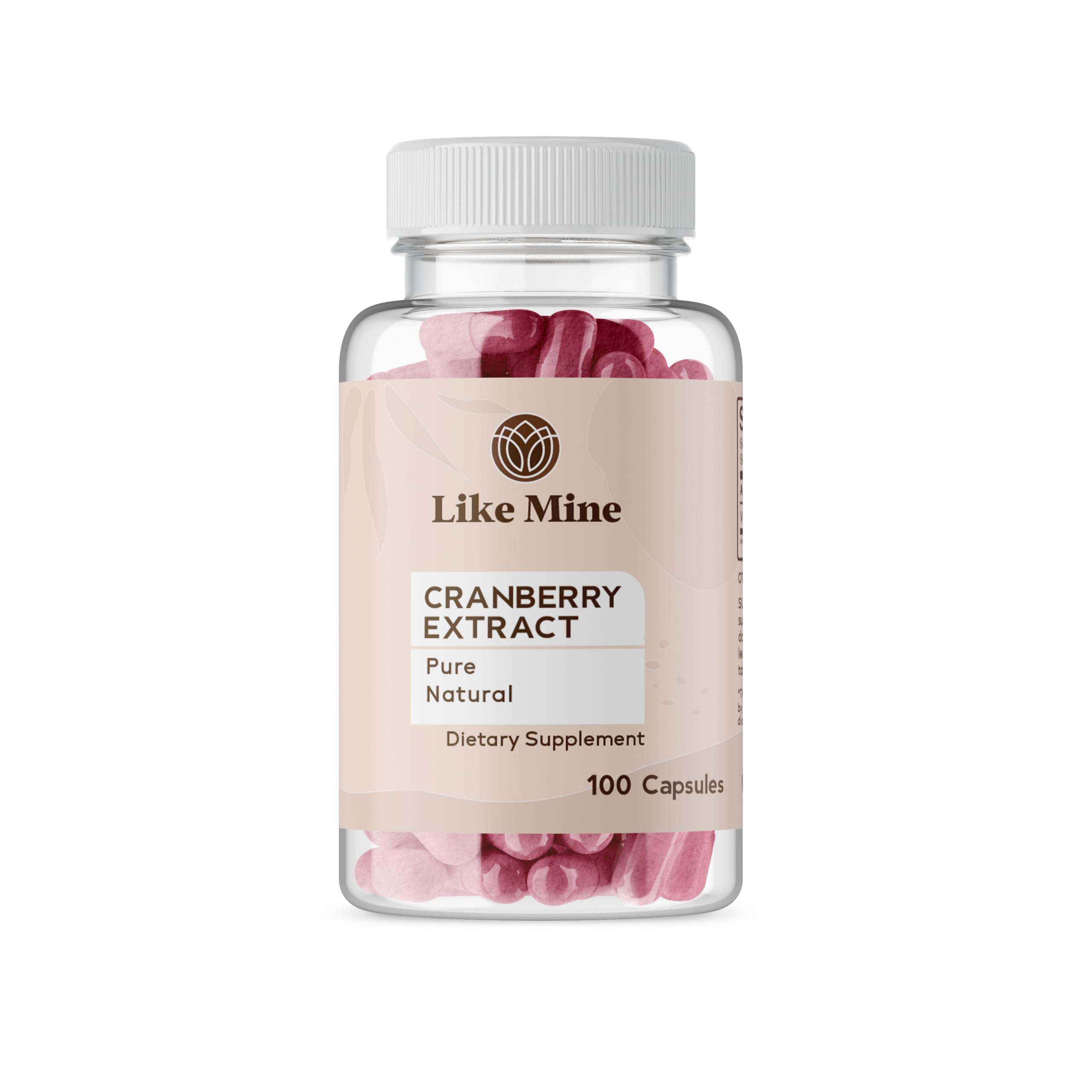 pure cranberry extract capsules